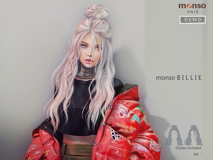 Second Life Marketplace - [monso] Billie Hair (demo)