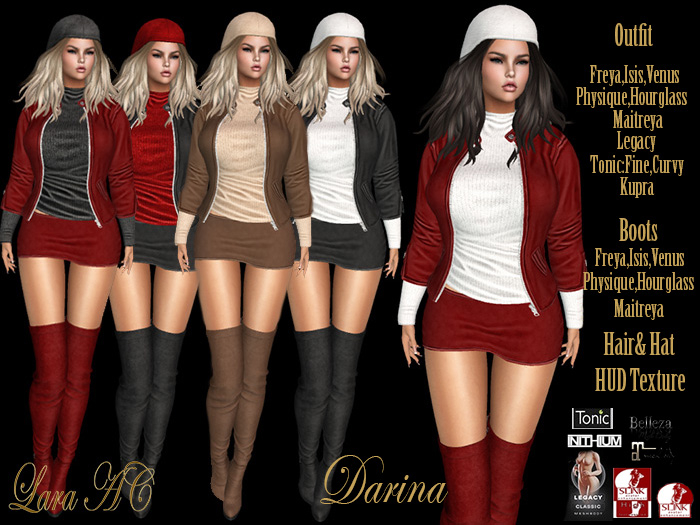 Second Life Marketplace - Lara AC Outfit DARINA