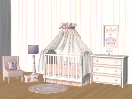 Second Life Marketplace - Princess Room Set-TD\BEBE