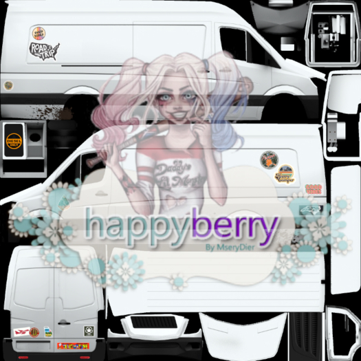 Second Life Marketplace - Lusch Motors camping Tradeline van texture