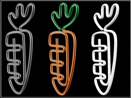 Second Life Marketplace - [Feliz] Carrot Pin Clip - Mico and Regular ...