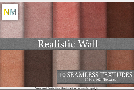 Second Life Marketplace - Realistic Wall Builders Kit 10 Seamless ...