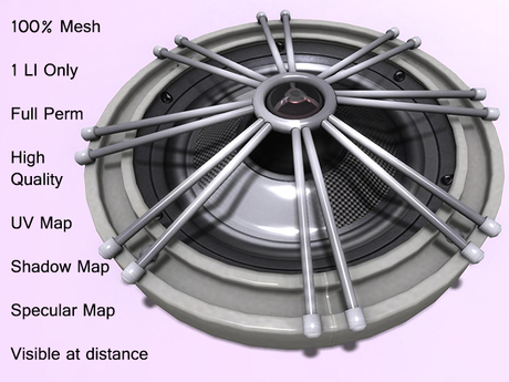 Second Life Marketplace - Speaker Full Perm { Mesh Promo }