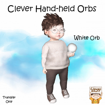Second Life Marketplace - Clever Stuff WHITE ORB (BOXED)
