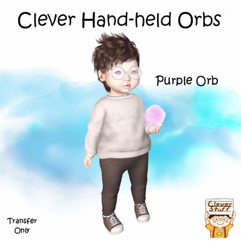 Second Life Marketplace - Clever Stuff PURPLE ORB (BOXED)