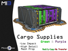Second Life Marketplace - [MB3] Cargo Supplies - Green & Purple