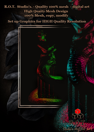 Second Life Marketplace - R.O.T. Studio's. - Quality 100% mesh - mdz ...