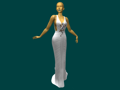 Second Life Marketplace - WW Supreme Commander Servalan Gown 2