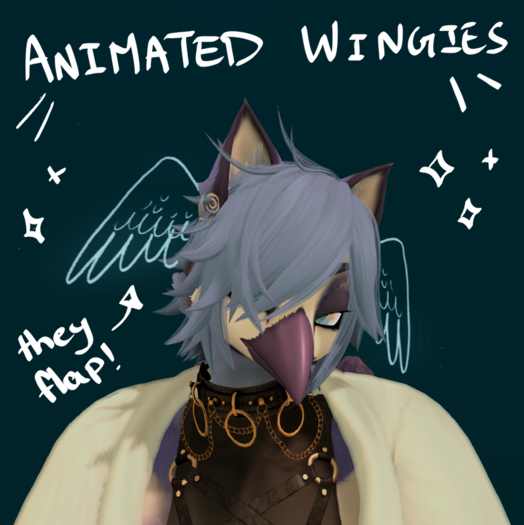 Second Life Marketplace - [BPM] Animated Head Wings