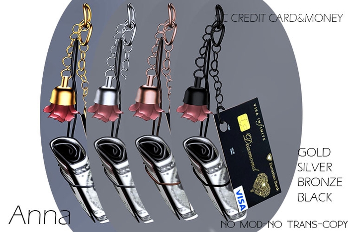 Second Life Marketplace - ANNA'CC CREDIT CARD&MONEYY