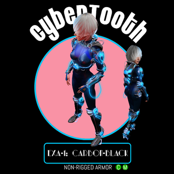 Second Life Marketplace - CyberTooth EXA-1: CARBON-BLACK
