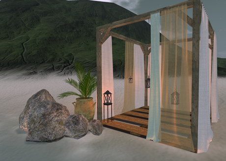 Second Life Marketplace - BACKDROP+ : "Seaside Pergola"