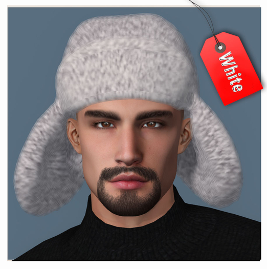 Second Life Marketplace - E.Storm Fur Hat. Claus White