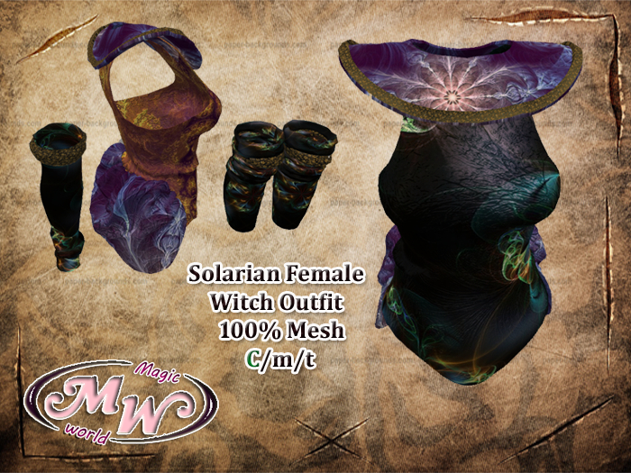 Second Life Marketplace - Solarian Witch outfit