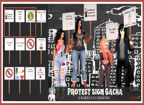 Second Life Marketplace - The Elephant Tree - Cake Lie Protest (D) - COMMON