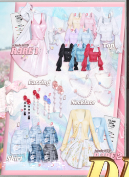 Second Life Marketplace - [V.C.LAB] Windy Day GACHA. earring 03 (box)