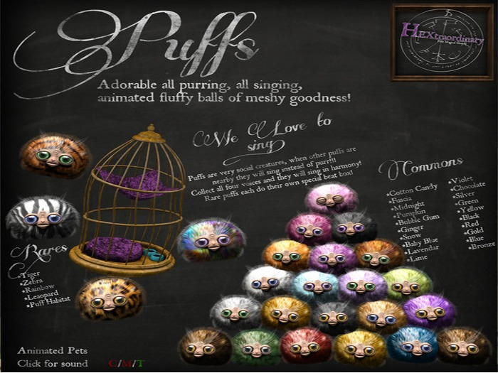 Second Life Marketplace - *HEXtraordinary* Lime Puff - Tenor (Box)