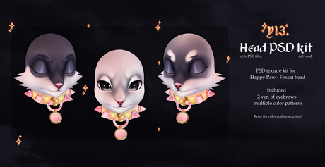 Second Life Marketplace - Y13. Foxcat / Fox PSD kit