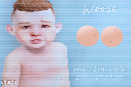 Second Life Marketplace - {Wooze} Spotted - BOM TD Face & Body Moles