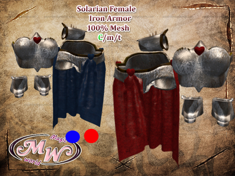 Second Life Marketplace - Solarian Female Iron Armor