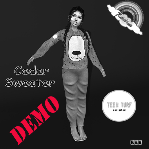 Second Life Marketplace - ((RBS)) Cedar Sweater - Teen Turf *DEMO*