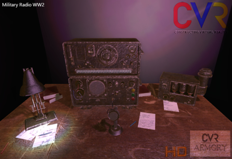 Second Life Marketplace - CVR OLd Style Military Radio box