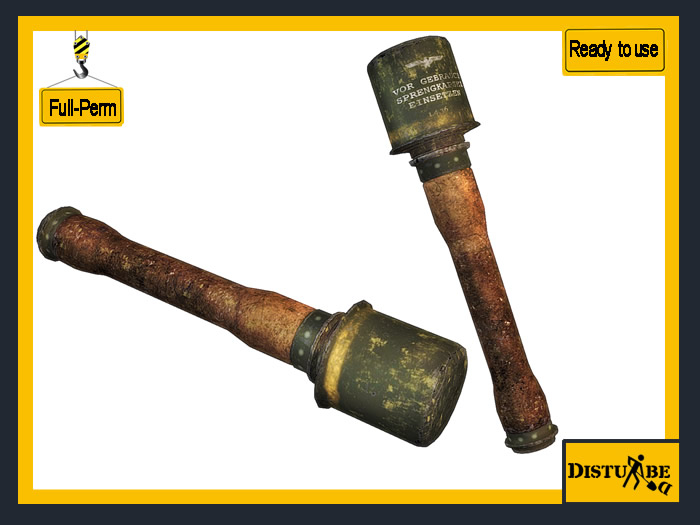 Second Life Marketplace - ::DisturbeD:: Military Stick Grenade - FULL ...