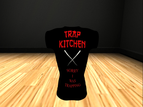 Second Life Marketplace - Trap Kitchen Black Tee