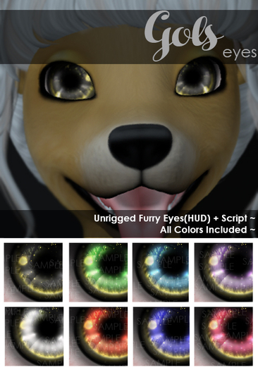 Second Life Marketplace - .: FW :. Gols - Furry Eyes