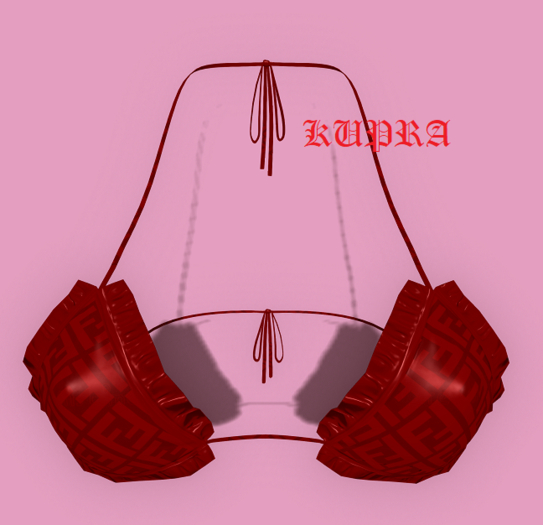 Second Life Marketplace - Foxy! Bra Kupra Red