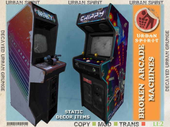 Second Life Marketplace - Broken Arcade Machines