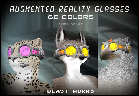 Second Life Marketplace - [Beast Works] Augmented Reality Glasses