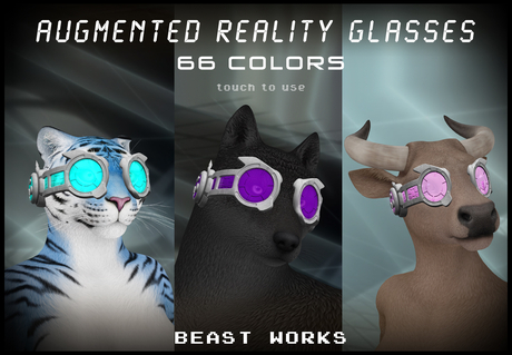 Second Life Marketplace - [Beast Works] Augmented Reality Glasses