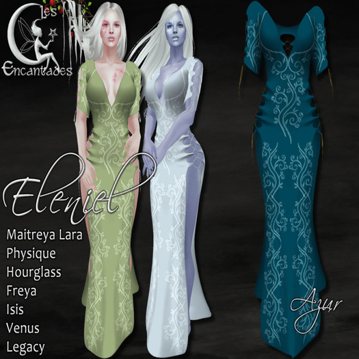 Second Life Marketplace - *LE* Eleniel Azur - Elfic dress