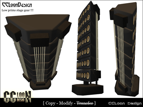 Second Life Marketplace - CCLoon Design - Line Array Speakers CCL02