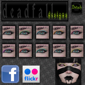 Second Life Marketplace - Deadfall - Julia EyeShadow (Lel EVO)