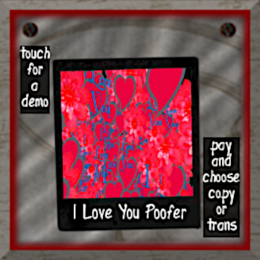 Second Life Marketplace - I Love You Poofer