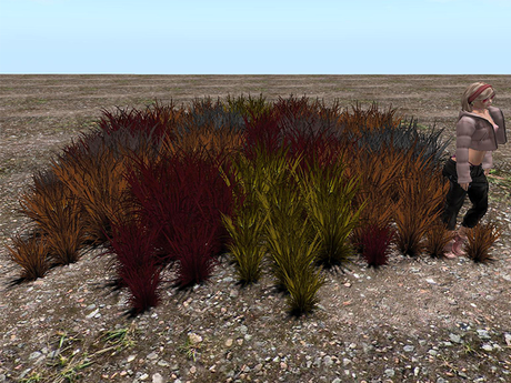 Second Life Marketplace - Animated Autumn Fall Grass { Mesh Promo }