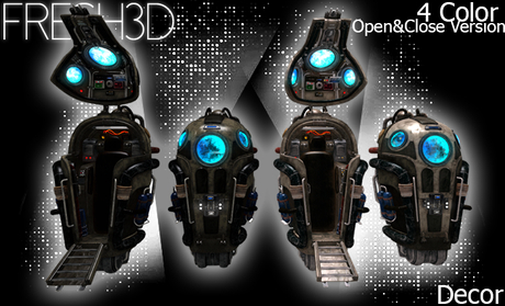 Second Life Marketplace - FRESH3D Cyber Capsule
