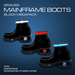 Second Life Marketplace - GRAVES Mainframe Boots - Black Megapack - Male