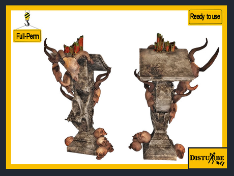 Second Life Marketplace - ::DisturbeD:: Satan's Podium - FULL PERM MESH