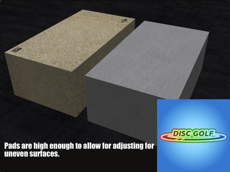 Second Life Marketplace - Disc Golf - Tee Pads Pack (boxed)