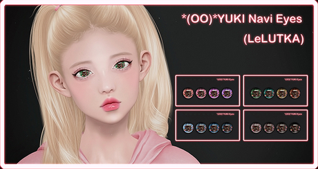 Second Life Marketplace - *(OO)*YUKI Navi Eyes D (LeLUTKA)