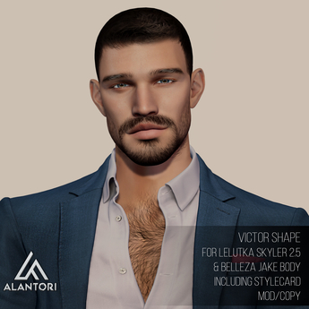 Second Life Marketplace - ALANTORI | Victor BENTO Shape for LeLutka ...