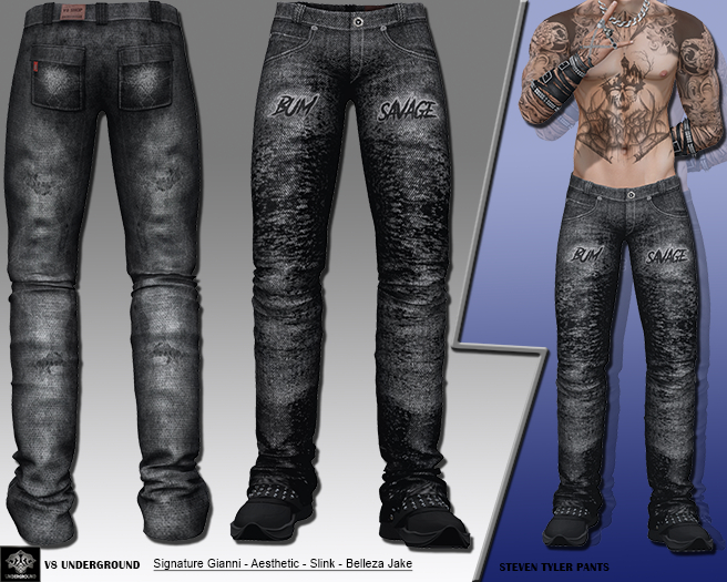 Second Life Marketplace - +V8-SHOP-STEVEN TYLER-PANTS-SAVAGE+