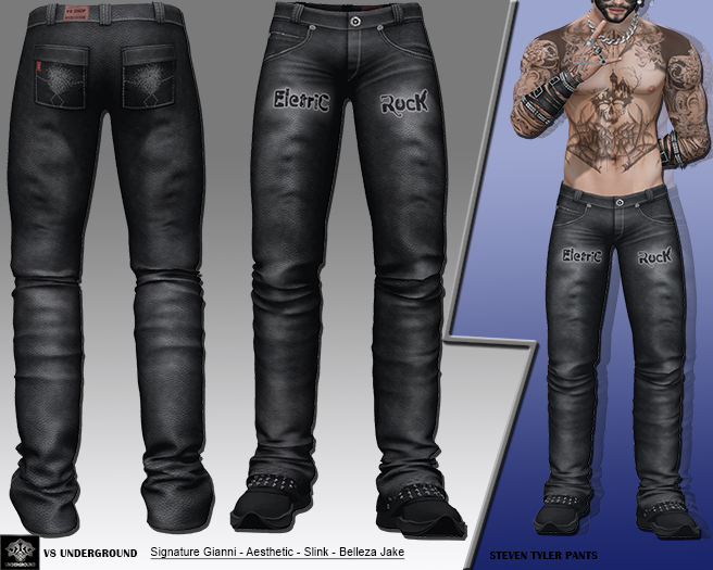 Second Life Marketplace - +V8-SHOP-STEVEN TYLER-PANTS-LEATHER+