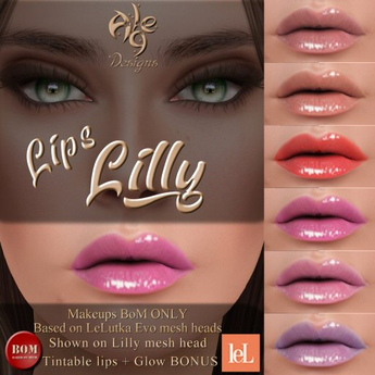 Second Life Marketplace - MK BOM Lips Lilly by Alge's Designs
