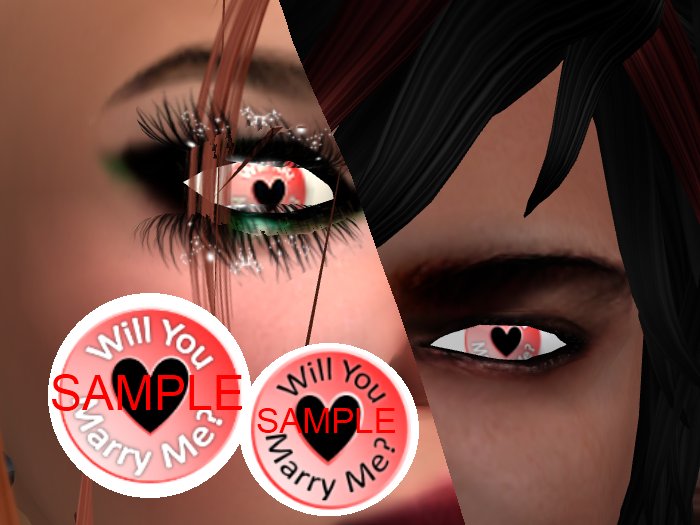 Second Life Marketplace - Will You Marry Me? Eyes