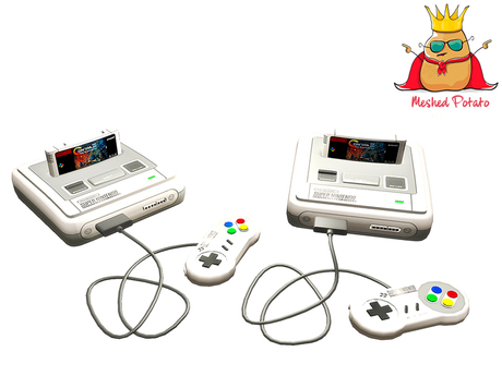 Second Life Marketplace - Meshed Potato - Retro Game Console - Full ...