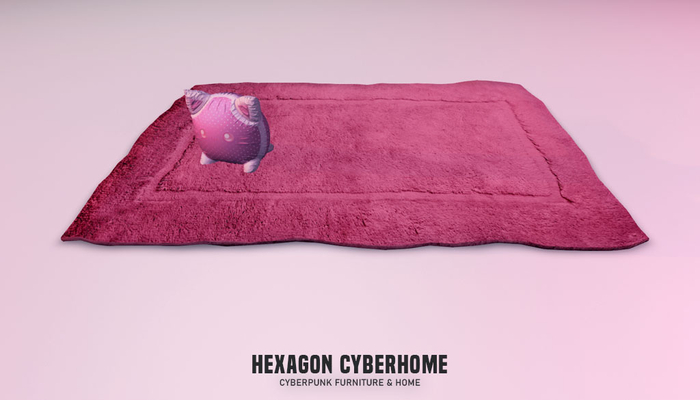 Second Life Marketplace - HEXAGON lofi kitty rug